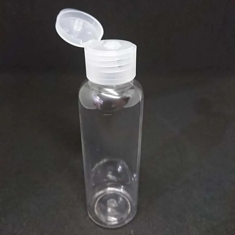 Jual BOTOL FLIPTOP 100ML / BOTOL PET 100ML FLIPTOP FLIP TOP BENING CLEAR TRANSPARANT | Shopee ...