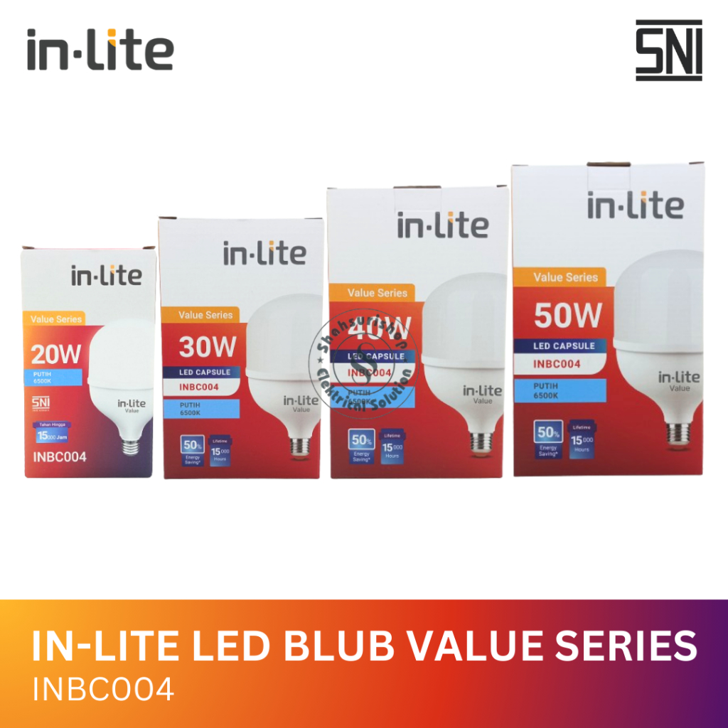 Jual IN-LITE INLITE LAMPU INBC004 LED CAPSULE SERIES 20W 30W 40W 50W ...