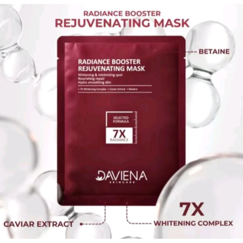 Jual DAVIENA SKINCARE Radiance Booster Rejuvenating Mask | Shopee Indonesia