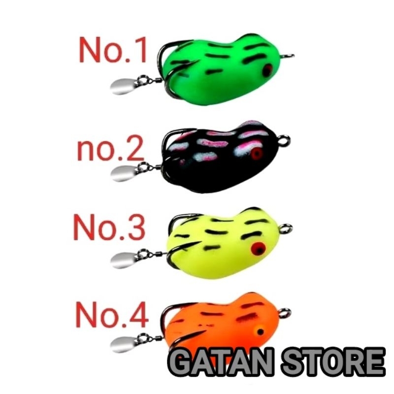Jual Soft Frog 3cm 4,2gr Umpan Casting Ikan Gabus | Shopee Indonesia