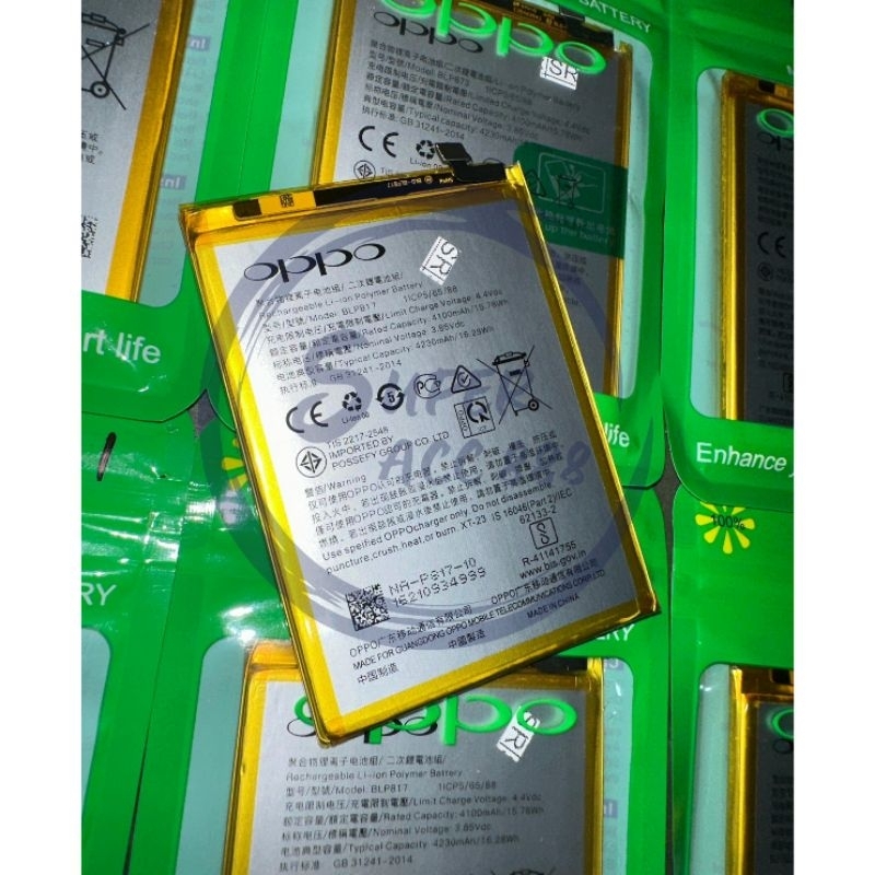 Jual Battery Original Oppo BLP 915 OPPO A17/A17K/A575G | Shopee Indonesia