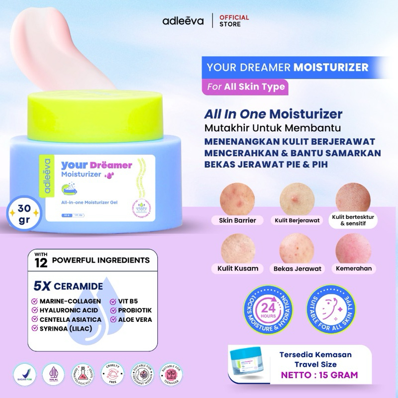 Jual Adleeva Moisturizer 30gr | Shopee Indonesia