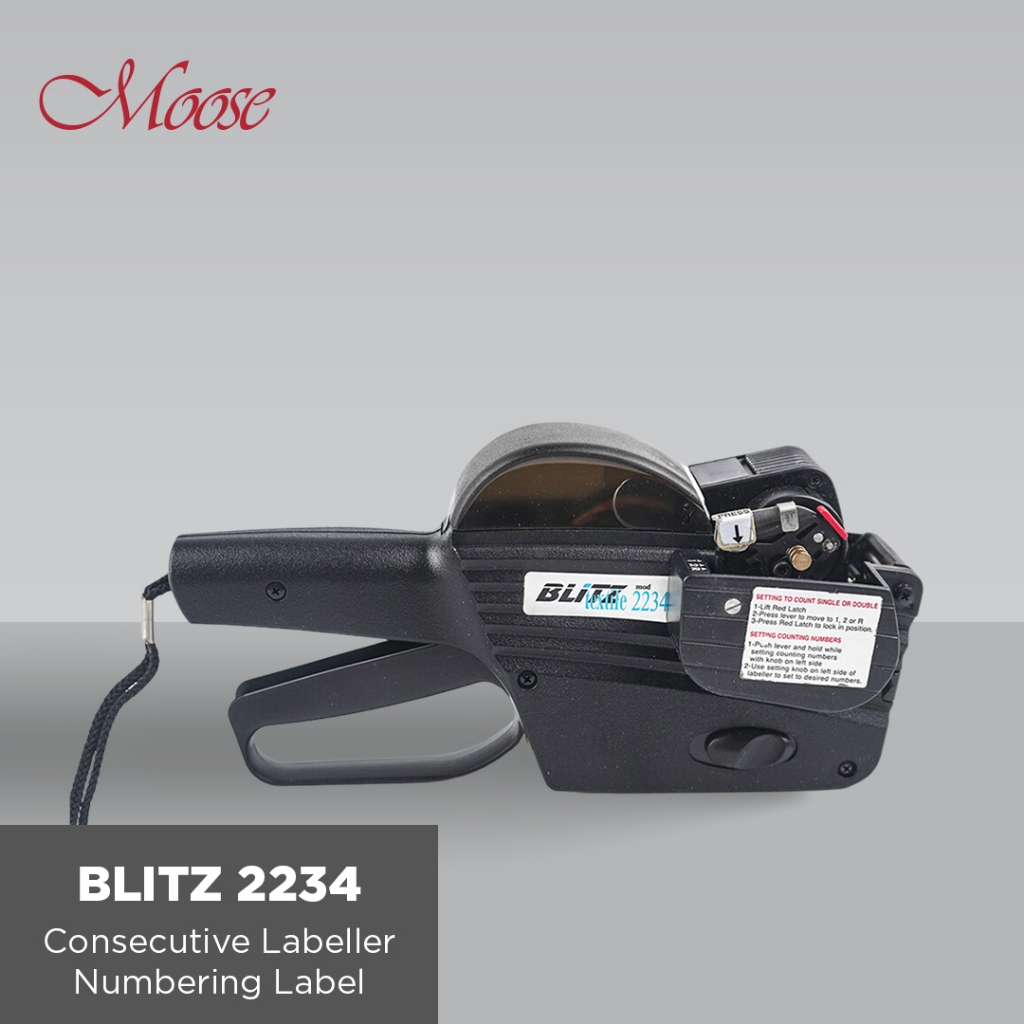Jual Mesin Numbering Blitz Consecutive Labeller 7 8 9 Digit Alat Label ...