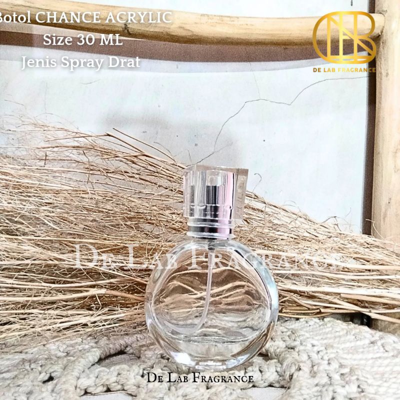 Jual botol parfum cann*el bulat 30 ml/botol parfum bulat 30 ml/botol ...