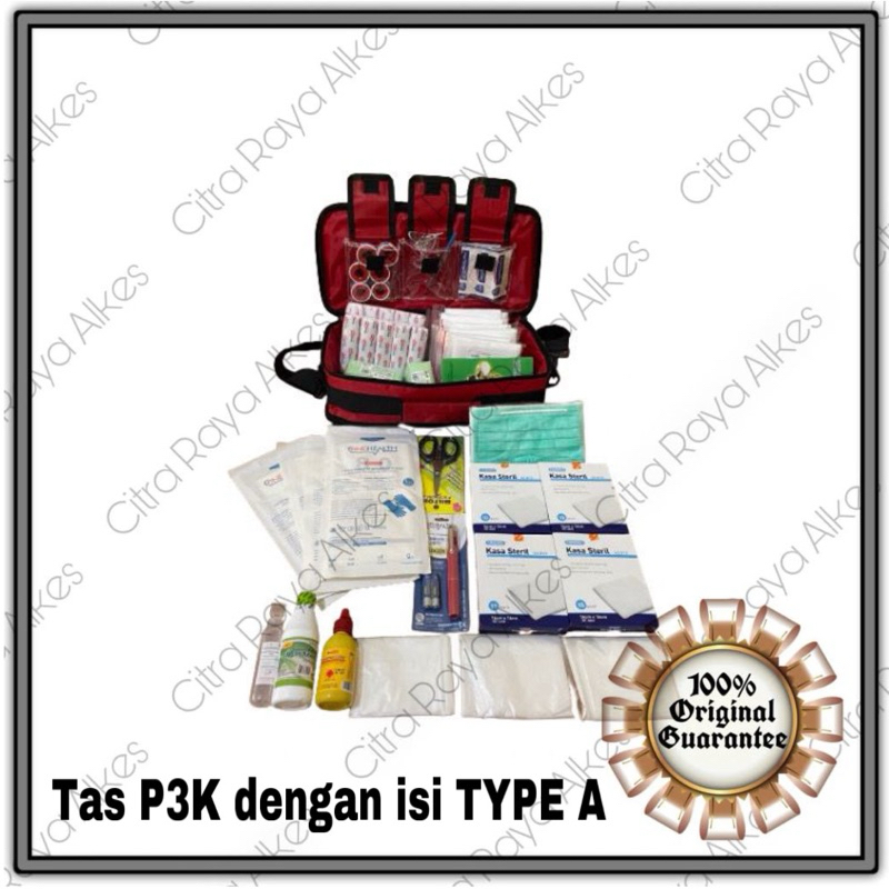 Jual Tas P3K Selempang Lengkap Dengan Isi TYPE A/TYPE B/TYPE C Bahan ...