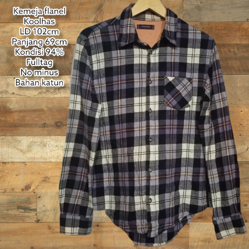 Jual Kemeja flanel Koolhas | Shopee Indonesia