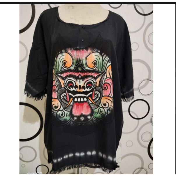 Jual BOO BATIK BARONG BAJU BARONG WARNA HITAM BAJU BARONG JUMBO BIGSIZE ...