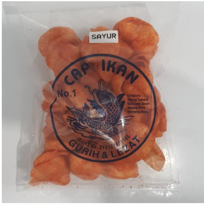 Jual Kerupuk cap ikan sayur / Keripik sayur cap ikan / kerupuk pedas ...