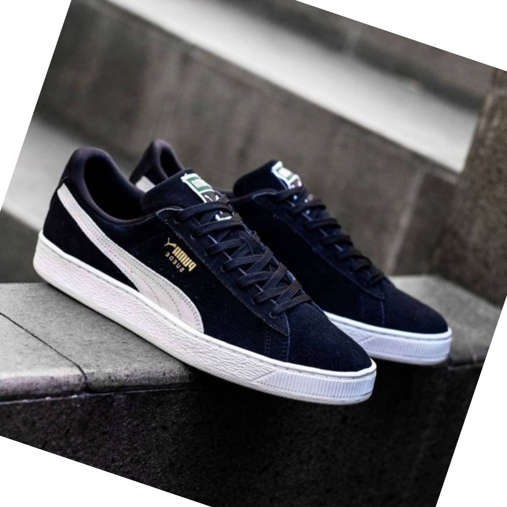 Jual Sepatu Sneakers Puma Suede Classic Original Black White Puma Suede ...