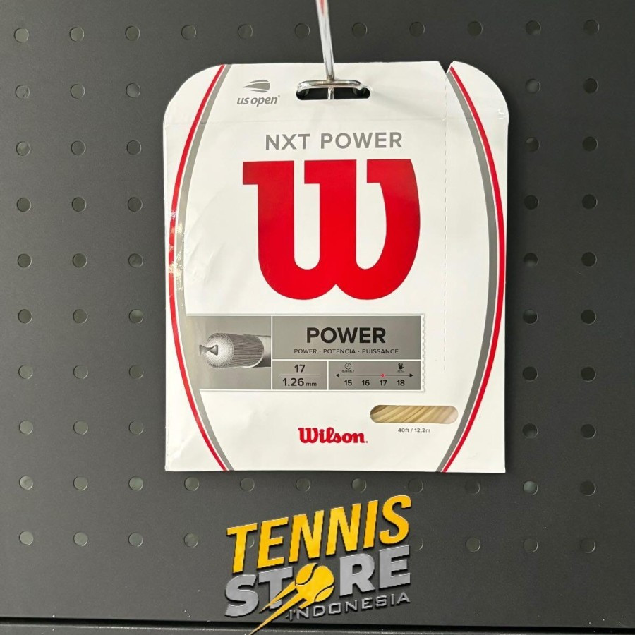 Jual Wilson NXT Power 17 / 1.26 String ( Senar Raket Tenis / Tennis ...