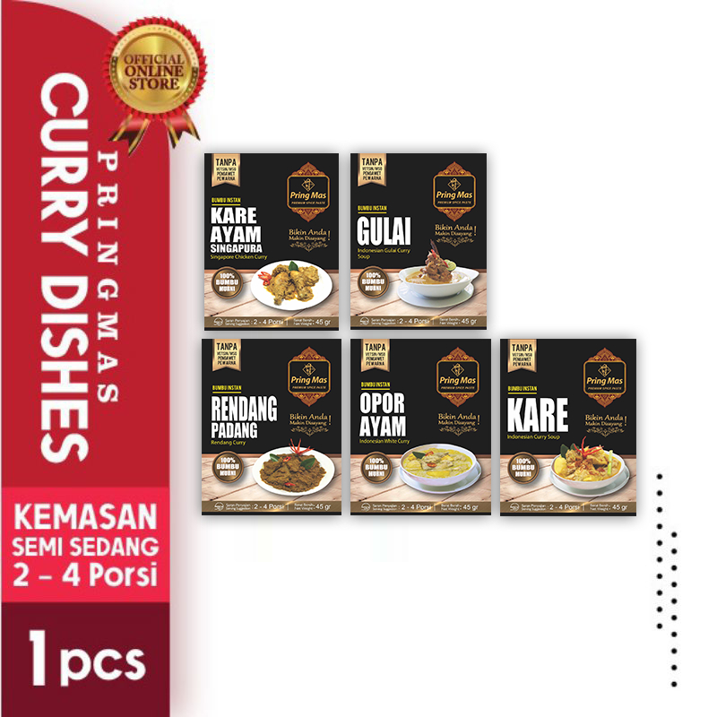 Jual Myhomey Bumbu Makanan Instant Pringmas 45gr Bumbu kari curry kare ...