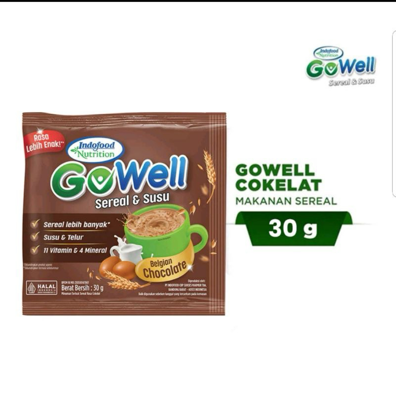Jual Gowell minuman cereal 1 renceng isi 10 sachet | Shopee Indonesia