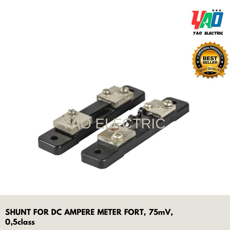 Jual SHUNT FOR DC AMPERE METER FORT 75mV 0,5Class | Shopee Indonesia