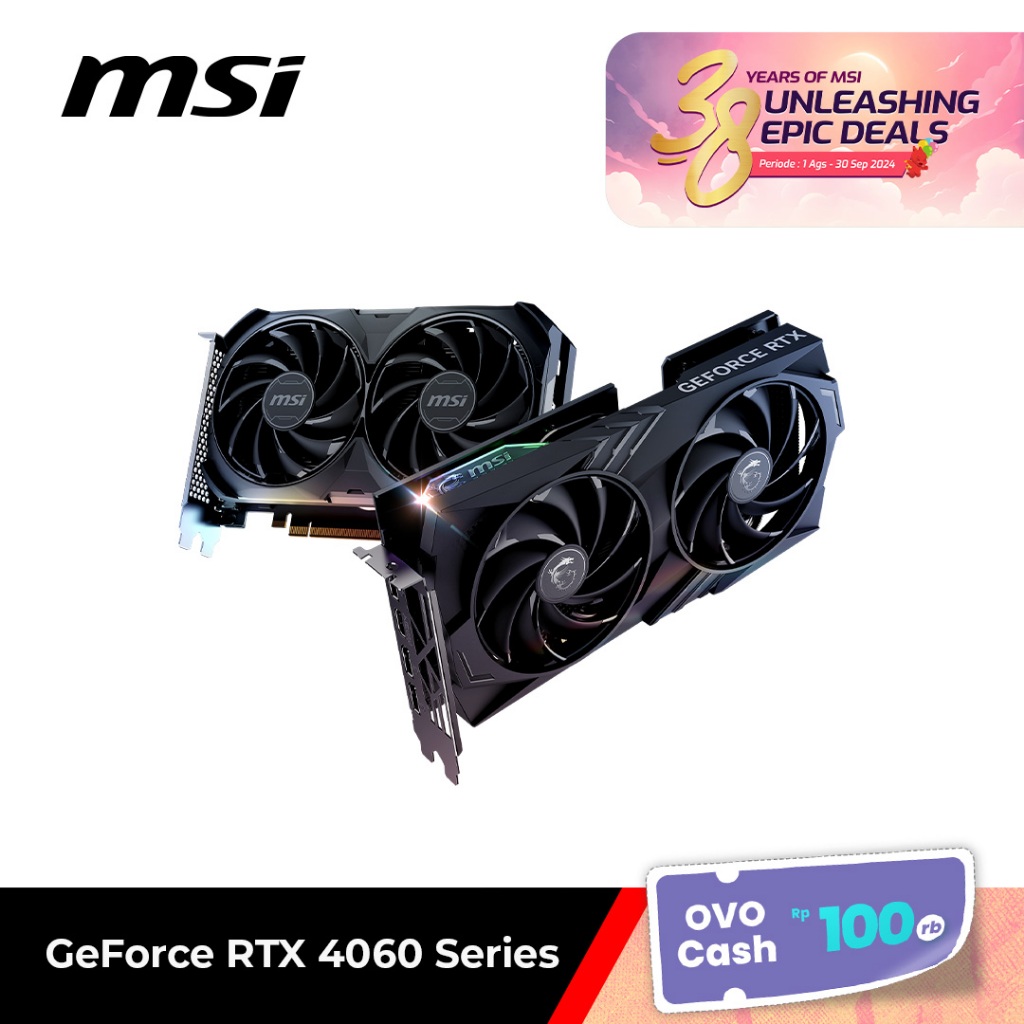 Jual VGA MSI GeForce RTX 4060 Gaming X MLG Edition 8GB - 8 GB DDR6 ...