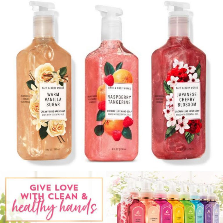 Jual BATH BODY WORKS BBW CREAMY LUXE HAND SOAP 236 ML MIX SABUN CUCI ...