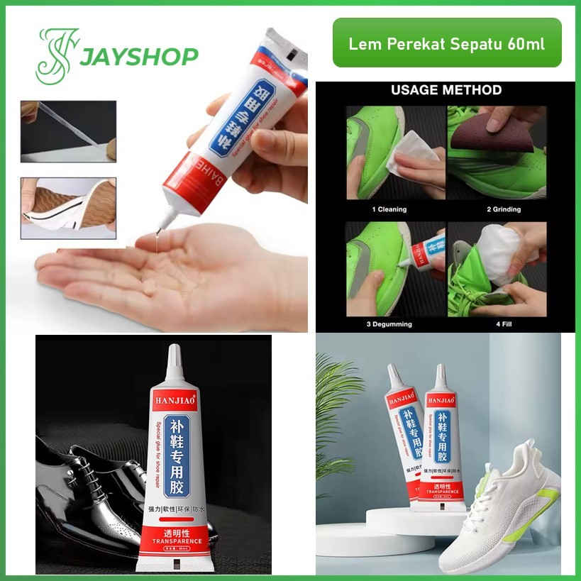 Jual Lem Sepatu 60ml Cairan Super Kuat Lem Perekat Sepatu Penambal Sol ...
