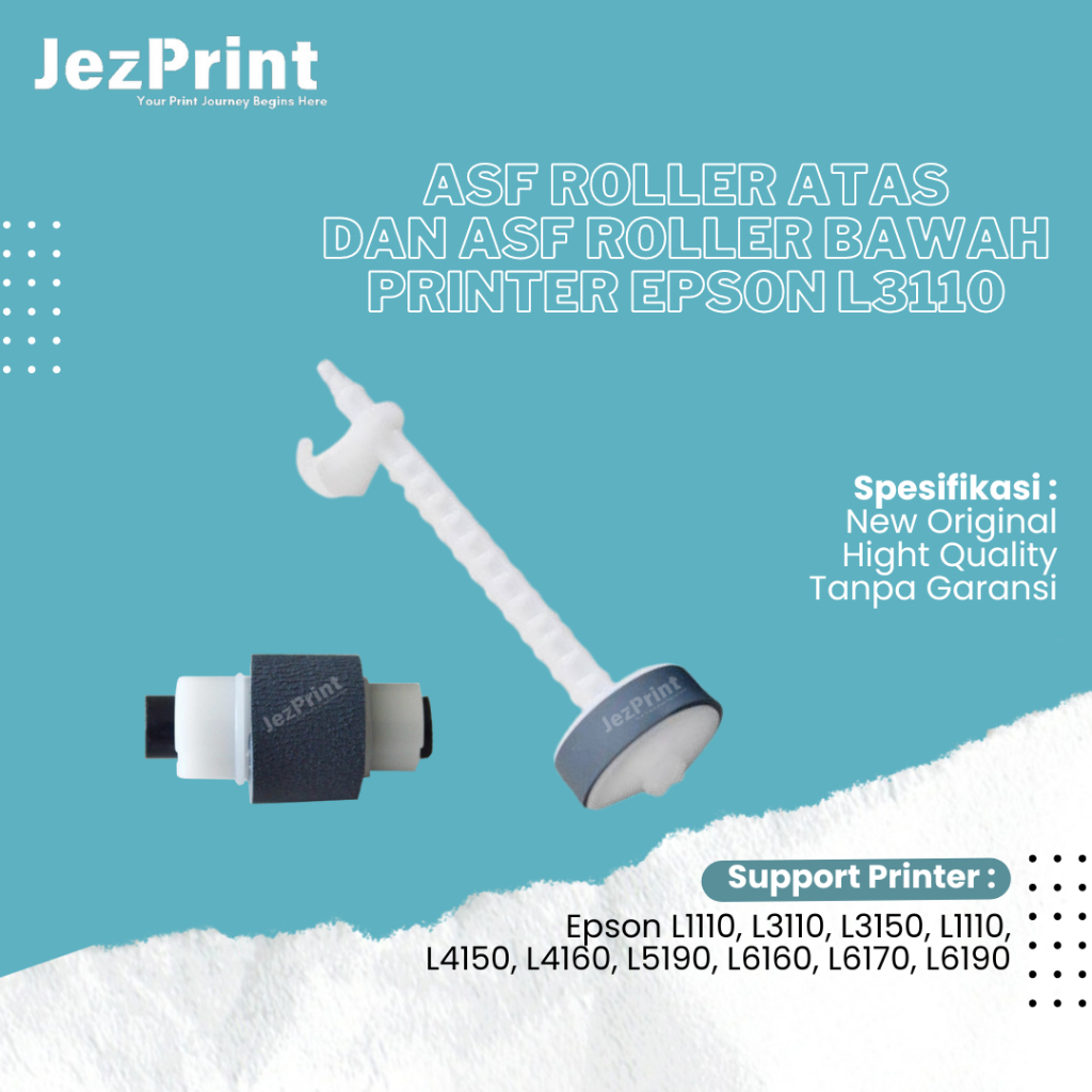 Jual ASF Roller Atas Bawah L3110 L3210 L1110 Penarik Kertas Printer ...