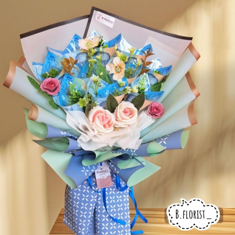 Jual buket bunga uang (harga jasa) | Shopee Indonesia
