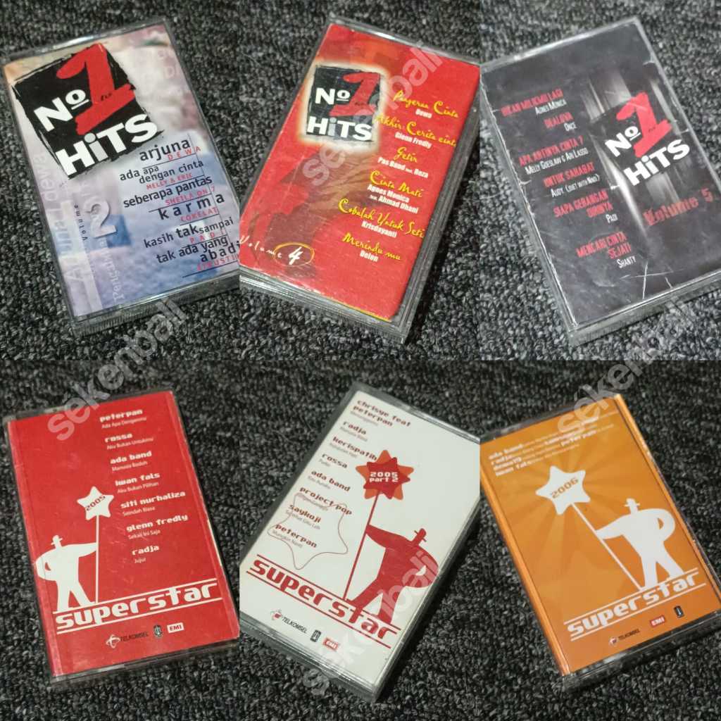 Jual Kaset Pita Kumpulan Lagu Hits Indonesia 2000an - Kaset Tape Bekas Original Kaset Pita Lagu ...