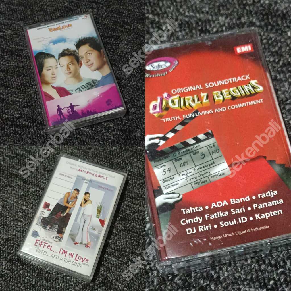 Jual Kaset Pita Original Soundtrack Film Indonesia Jadul Tahun 2000 ...