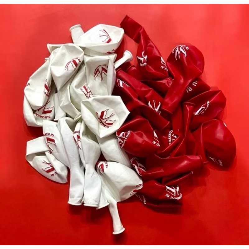 Jual Balon Merah Putih Isi 20 Pcs Balon Dirgahayu Balon 17 Agustus ...
