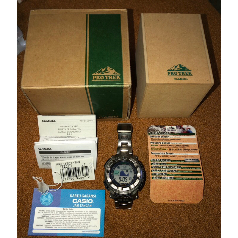 Jual Casio Protrek PRG250 T Titanium | Shopee Indonesia