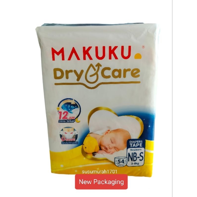 Jual NEW MAKUKU DRY CARE Pulp+SAP (isi lebih banyak) NB-S 54 | Shopee ...