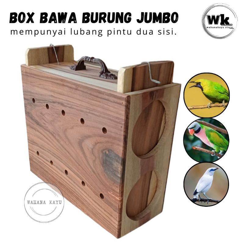 Jual BOX BAWA BURUNG KAYU/BOX COD JUMBO | Shopee Indonesia
