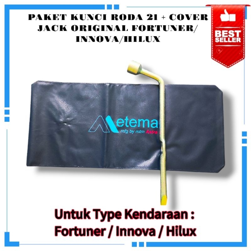 Jual PAKET KUNCI RODA MOBIL 21 MM + COVER JACK METEMA KUALITAS TERBAIK ...