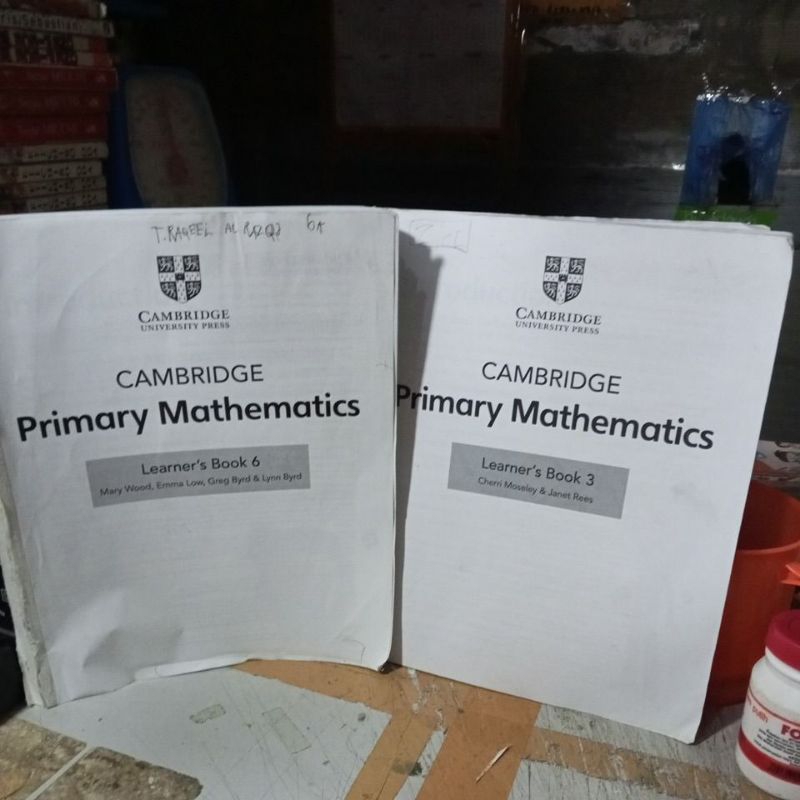 Jual BUKU CAMBRIDGE PRIMARY MATHEMATICS LEARNER'S BOOK 3 &6 MINUS SAMPUL UTAMA TAPI KAMI KIRIM ...