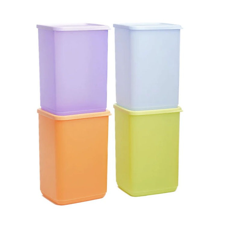 Jual Tupperware Tall Square Round 1pcs warna acak Tall Summer | Shopee ...