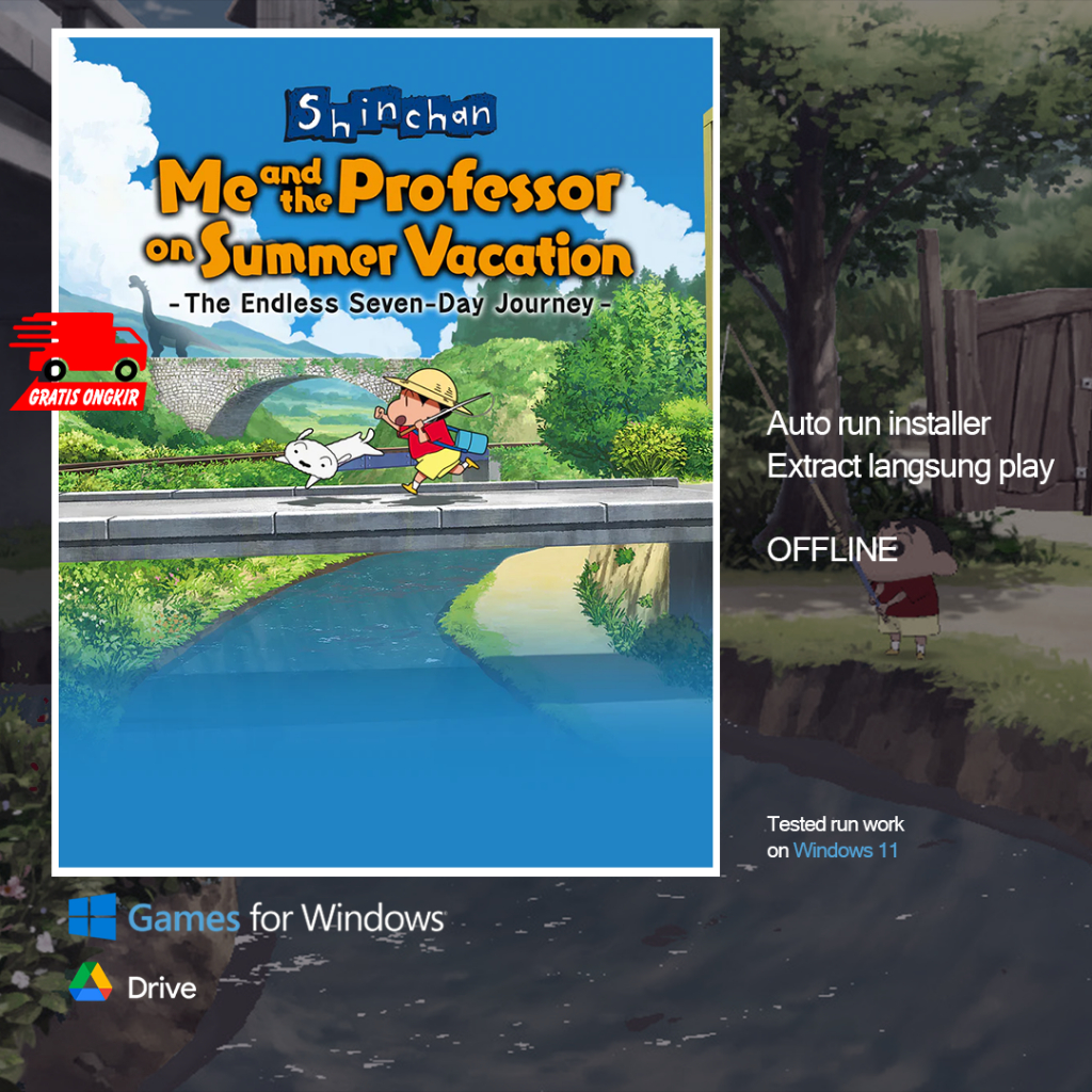 Jual Shin chan Me and the Professor on Summer Vacation - Game PC ...