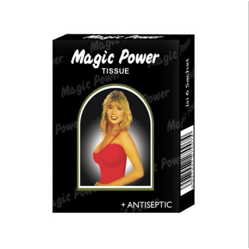 Jual TISSUE MAGIC POWER HITAM - TISU BASAH ANTISEPTIC PRIA | Shopee ...