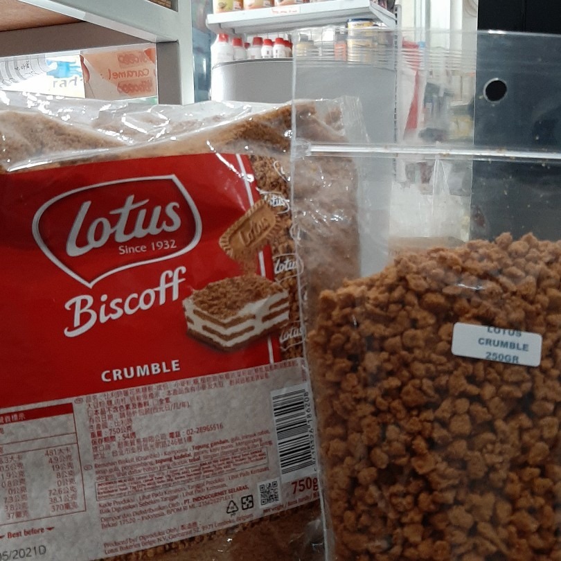 Jual LOTUS BISCOFF CRUMBLE 250GR, REMAHAN BISCUIT ENAK, GURIH CAMPURAN ...