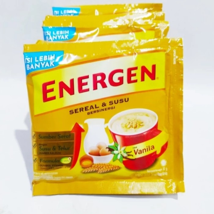 Jual 1 Renceng Energen Vanila Sereal Isi 10 Sachet x 35 Gr | Shopee ...