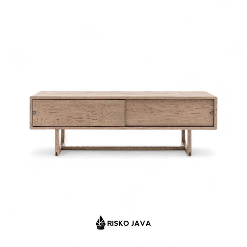 Jual Meja Tv Kayu Jati / Rak Tv Ruang Penyimoanan / Cabinet Tv Pintu ...