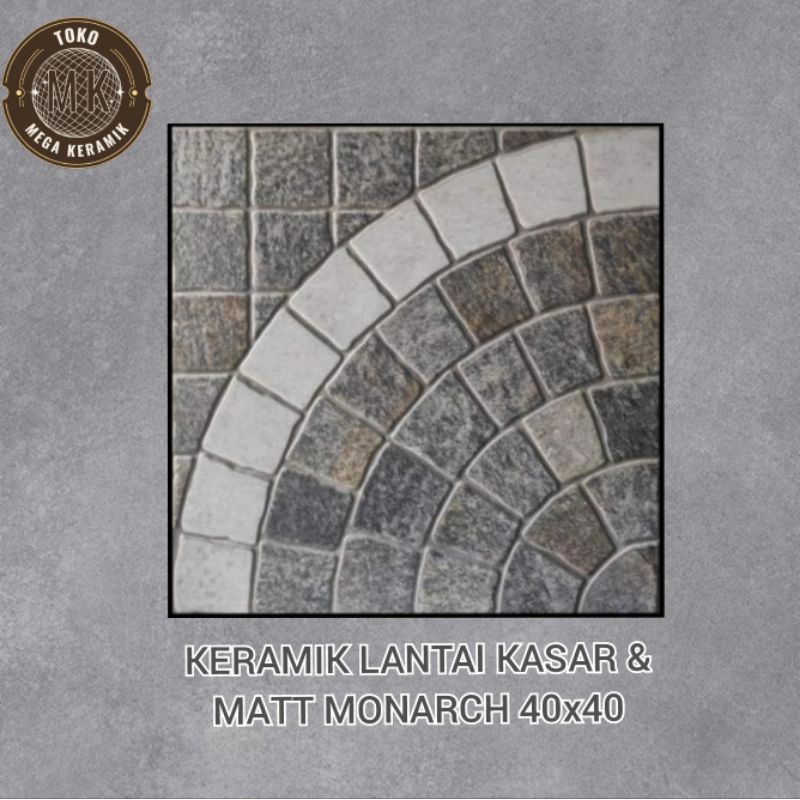 Jual Keramik Lantai Kasar & Matt Monarch 40x40 | Shopee Indonesia