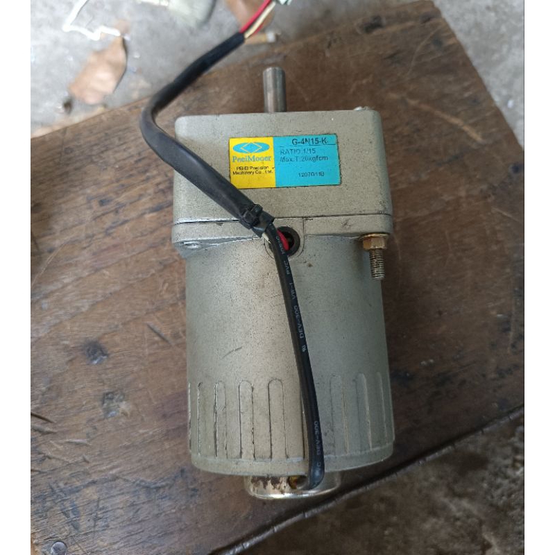 Jual Ac Motor Gearbok PeeiMoger 220V 25W Ratio 1 : 15 86 Rpm | Shopee ...