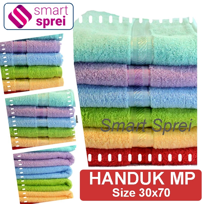 Jual P HANDUK MERAH PUTIH 30x70 (Handuk 100% Katun 70gr) HANDUK SPORT ...