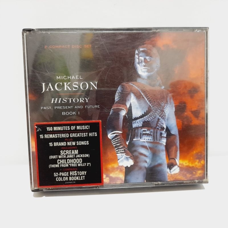 Jual CD Michael Jackson History Past, Present And Future Book 1 (2 CD ...