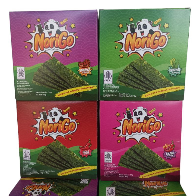 Jual Norigo Snack Rumput laut Crispy 32 Gr | Shopee Indonesia