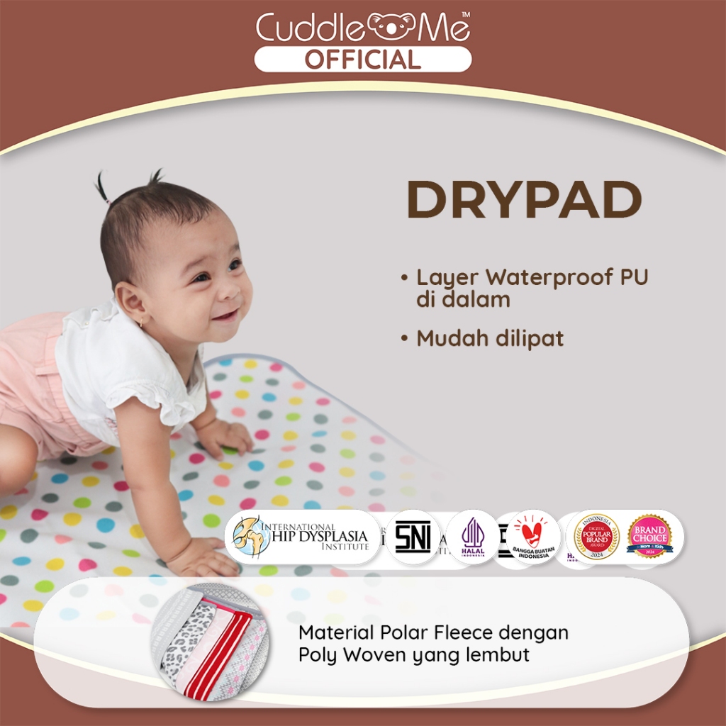 Jual Perlak Bayi Kain Alas Ompol Waterproof Multifungsi - CUDDLEME ...