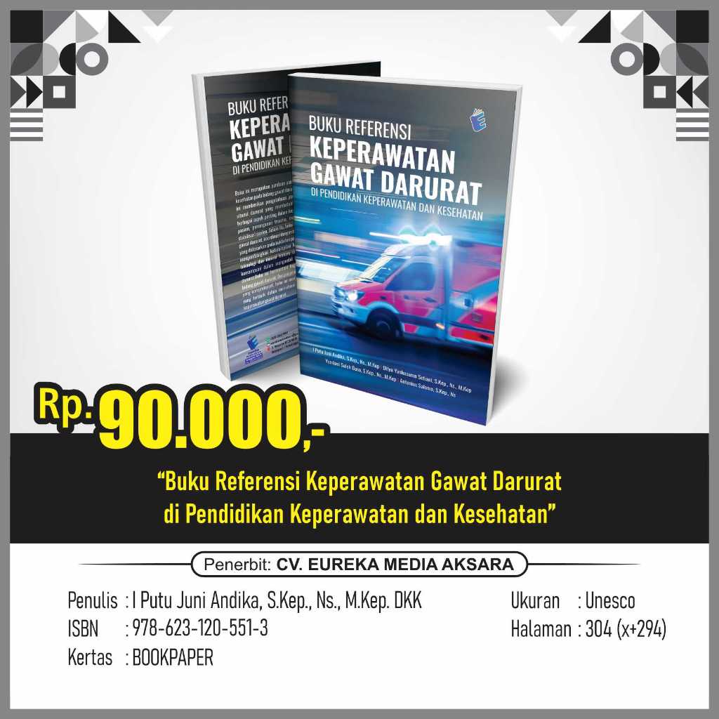 Jual Buku Referensi Keperawatan Gawat Darurat di Pendidikan Keperawatan dan Kesehatan | Shopee ...