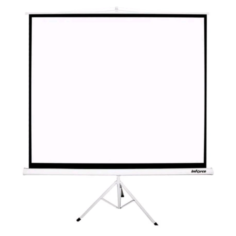 Jual Screen Tripod 84 Inch INFORCE Layar Proyektor Tripod 1:1 Inforce ...