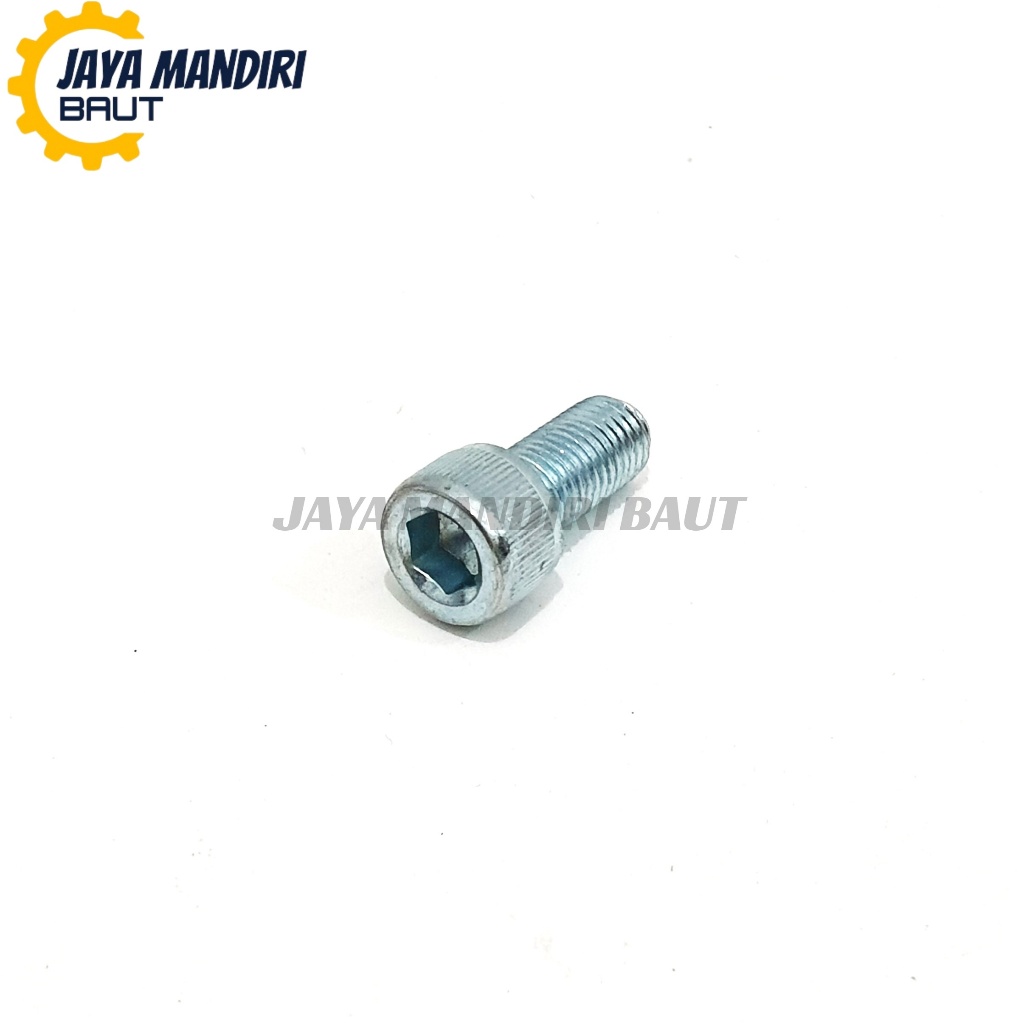 Jual Baut L Putih M10 x 20 Kunci L8 Drat 1.25 Ulir 14 10x20 Panjang ...