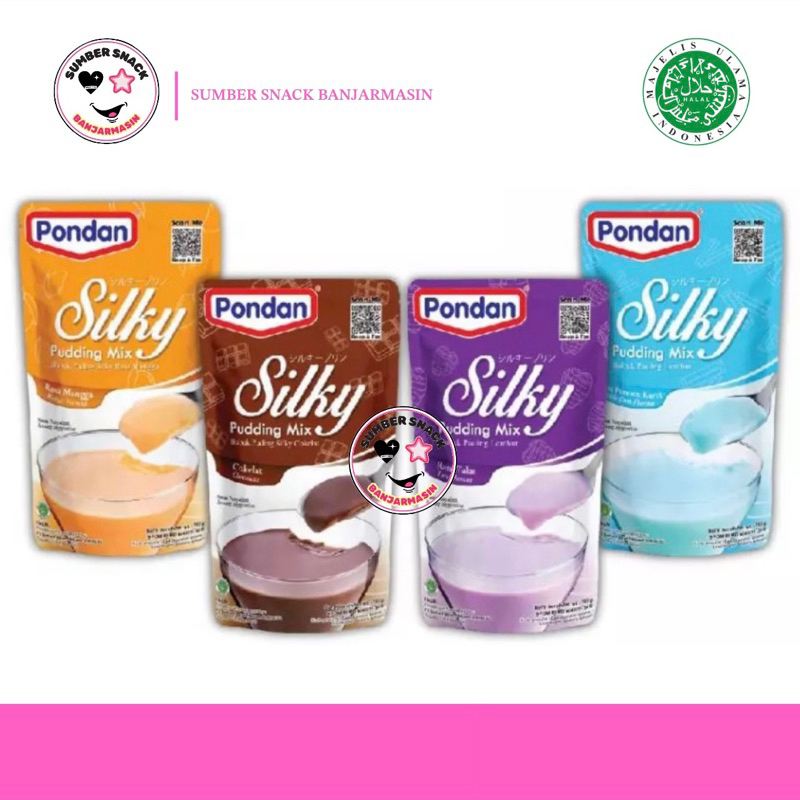 Jual Pondan Silky Pudding Mix Pouch (100g) (4 Varian Rasa) | Shopee ...