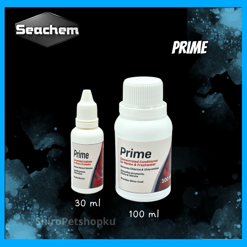 Jual Seachem Prime Water Conditioner - Penurun Chlorine Ammonia Klorin ...