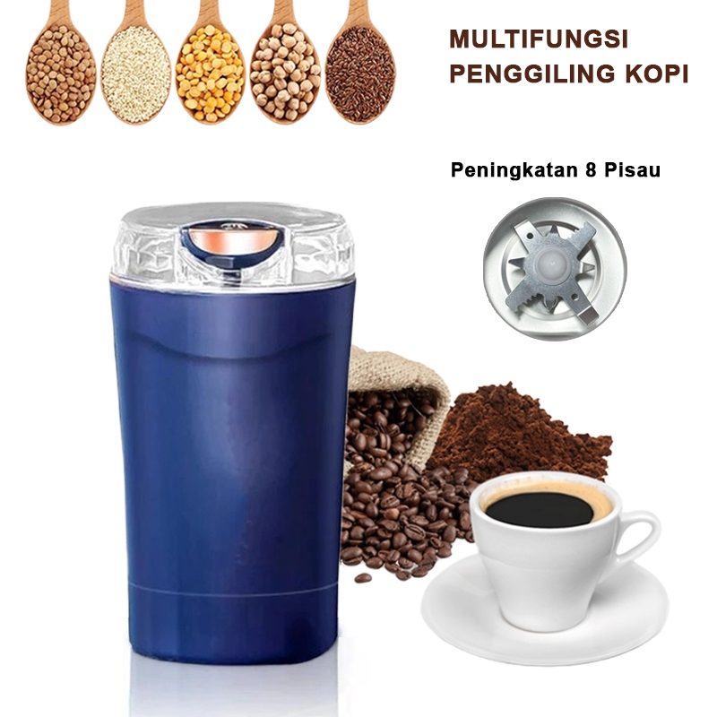 Jual Alat Penggiling Biji Kopi Elektrik 8 Pisau/ Electric Coffee ...