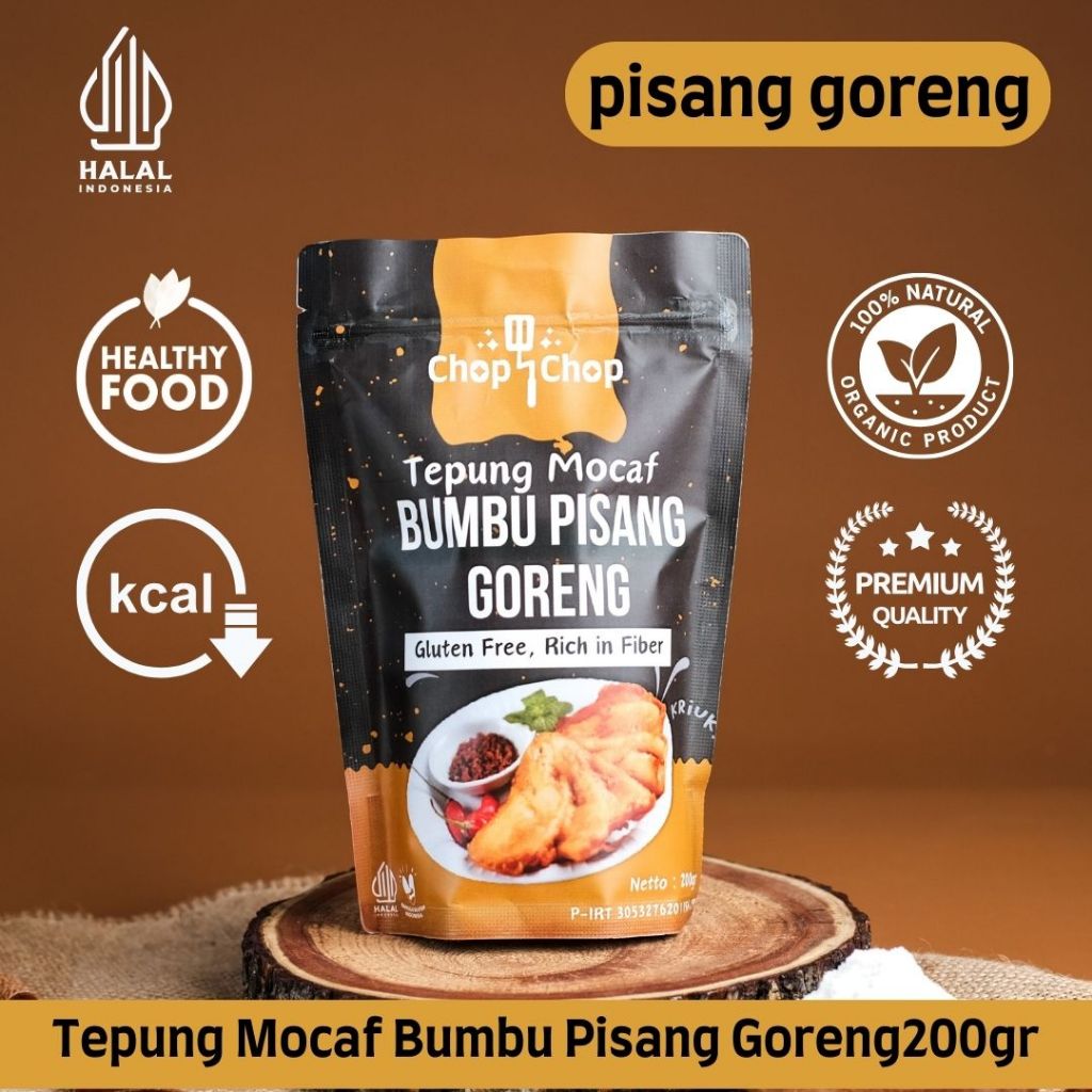 Jual Chop Chop Tepung Mocaf Pisang Goreng - Gluten Free Organik ...