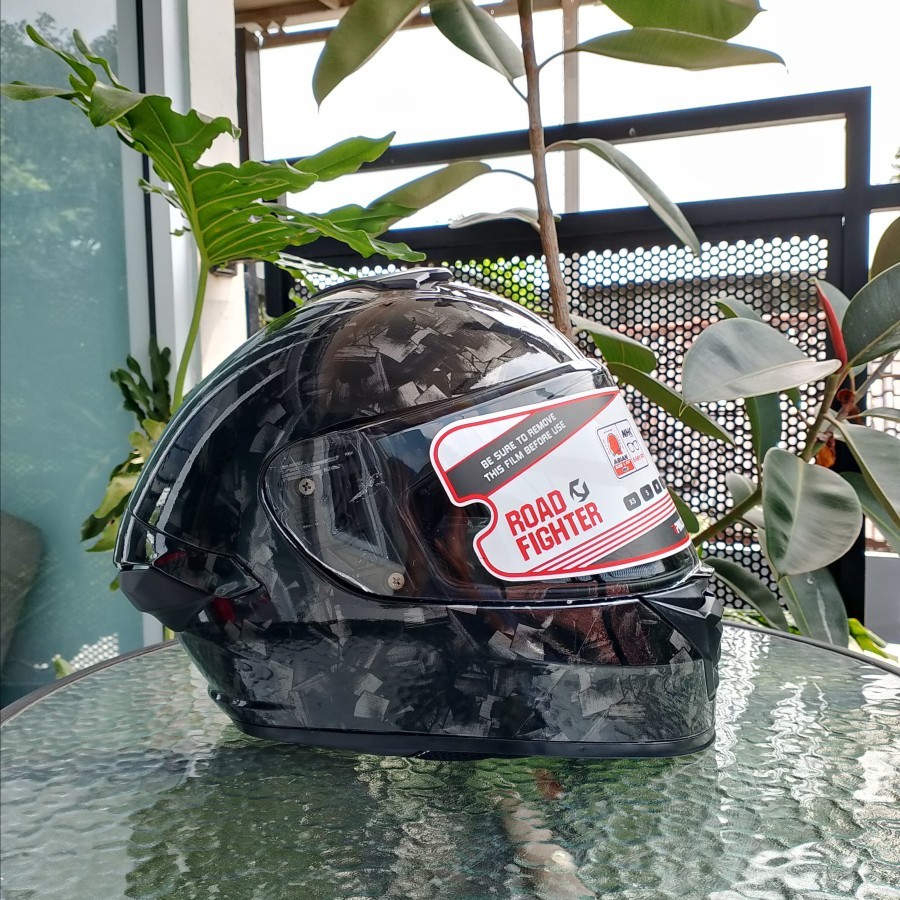 Jual NHK MARK 1 CARBON FORGED SILVER HELM FULL FACE | Shopee Indonesia